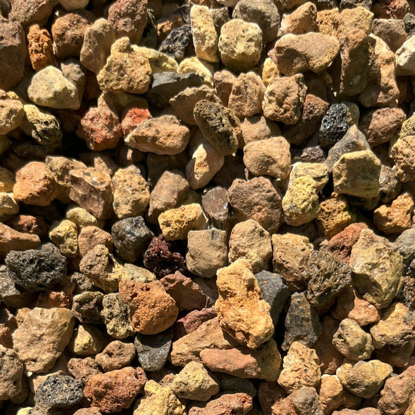 3/8" Brown Lava Rock - 18350 – PRO Aggregate Stone & Landscape Supply ...