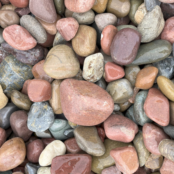 3" Rainbow Rock - 80189 – PRO Aggregate Stone & Landscape Supply Center