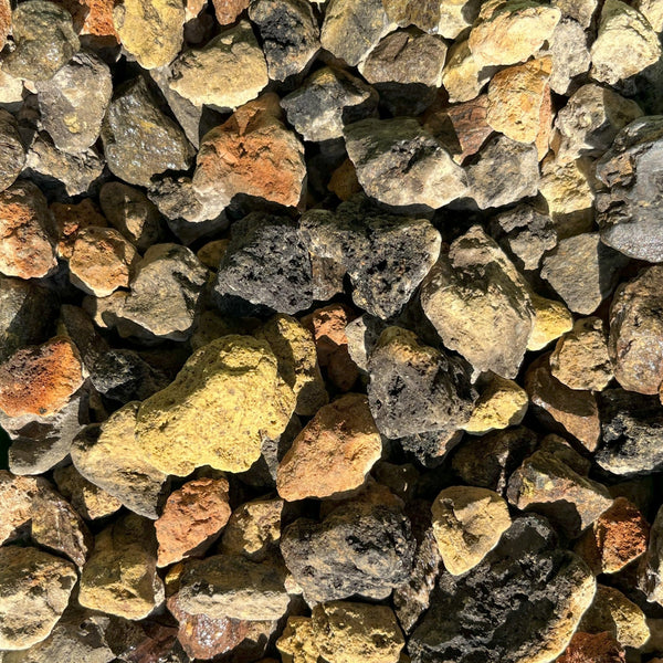 3/4" Brown Lava Rock - 18800 – PRO Aggregate Stone & Landscape Supply ...