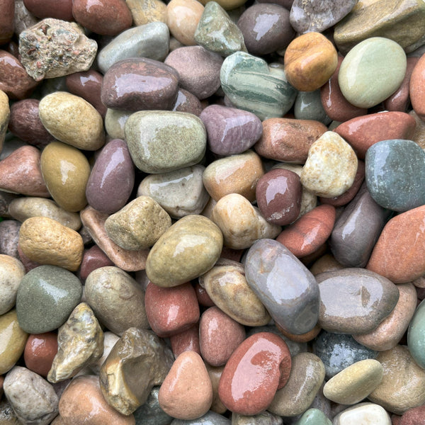 3/4" Rainbow Rock - 80216 – PRO Aggregate Stone & Landscape Supply Center
