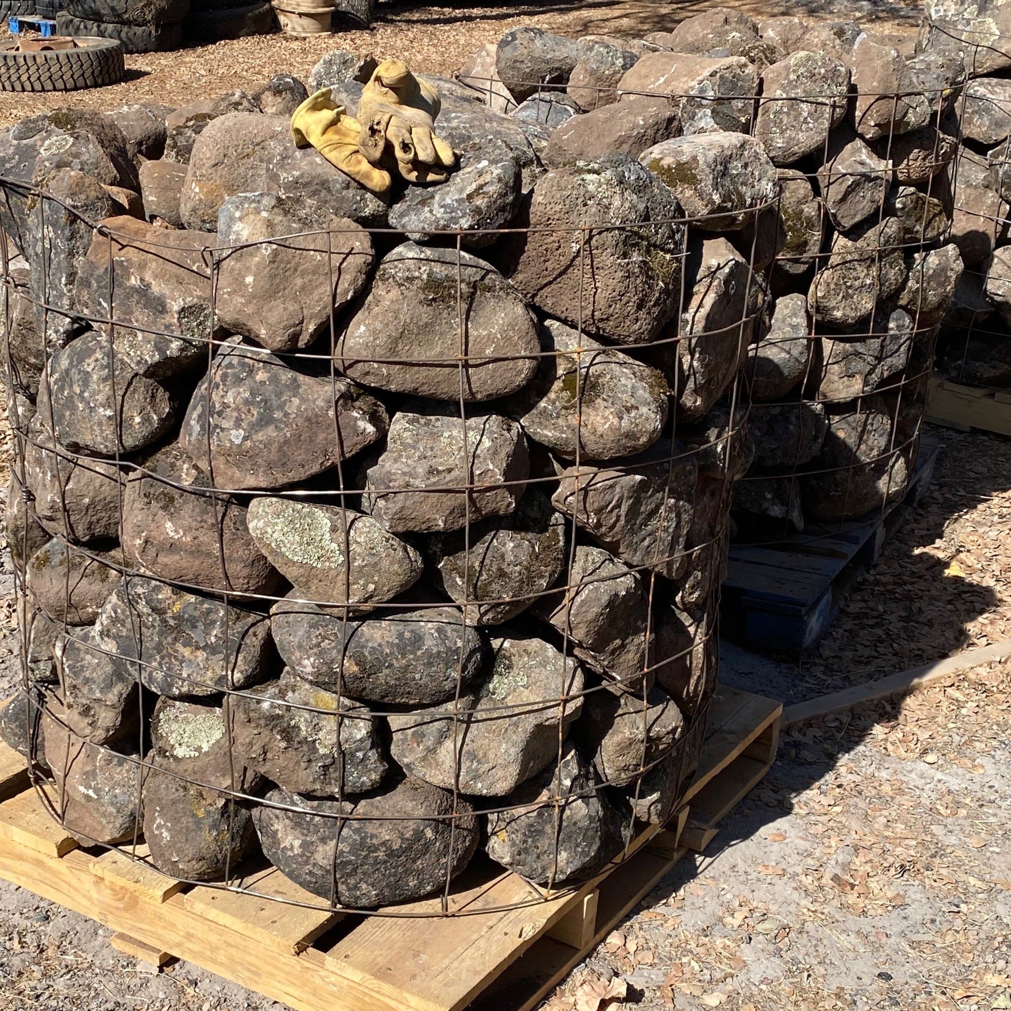 Moss Rock Retaining Wall Construction